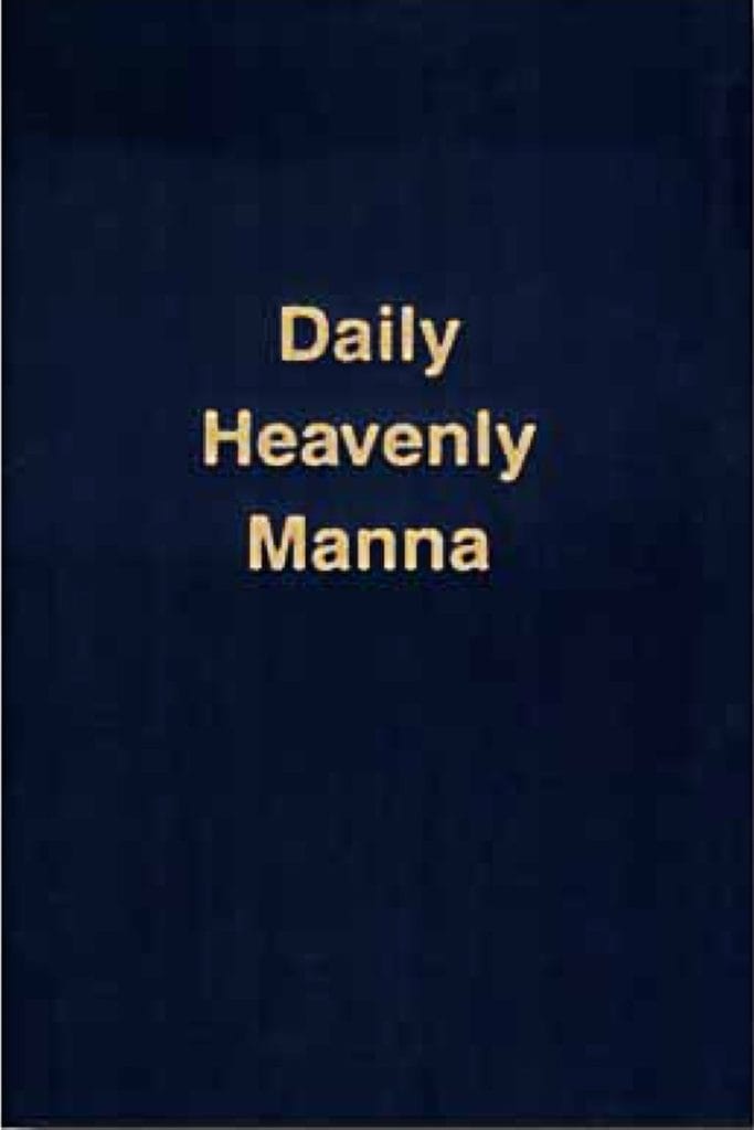 Daily Heavenly Manna – Chicago Bible Students